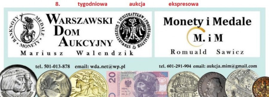 8 e-Aukcja WDA-MiM | MONETY | ZŁOTO INWESTYCYJNE, SREBRO, PLATYNA ...