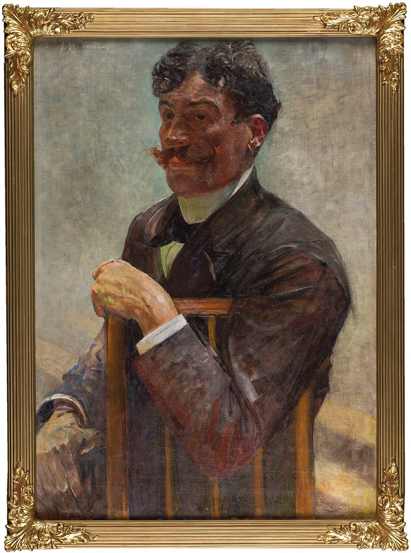 Jacek Malczewski (1854 Radom - 1929 Kraków), Portret budowniczego ...