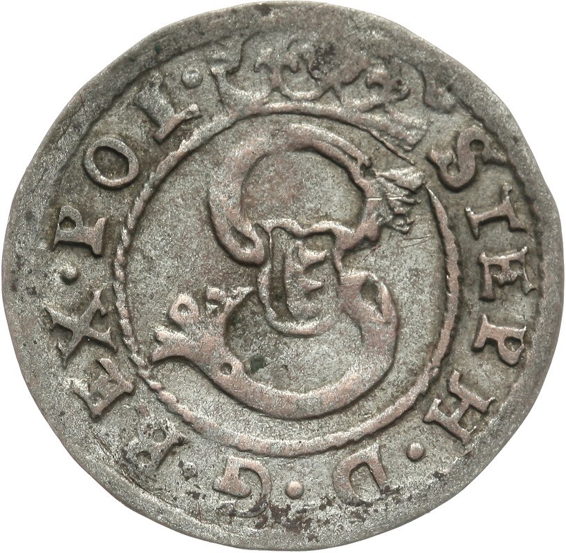 Polska, Stefan Batory 1576-1586, szeląg litewski 1583, Wilno - Aukcja ...