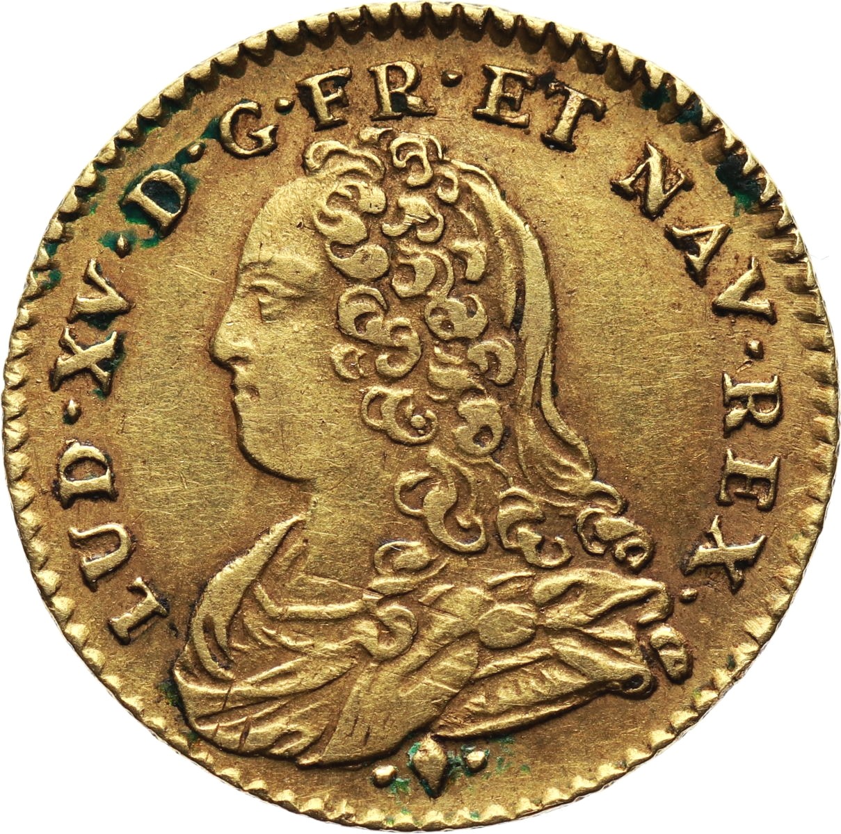 Francja, Ludwik XV, 1/2 Louis d'or 1726 L, Bayonne - Aukcja internetowa ...