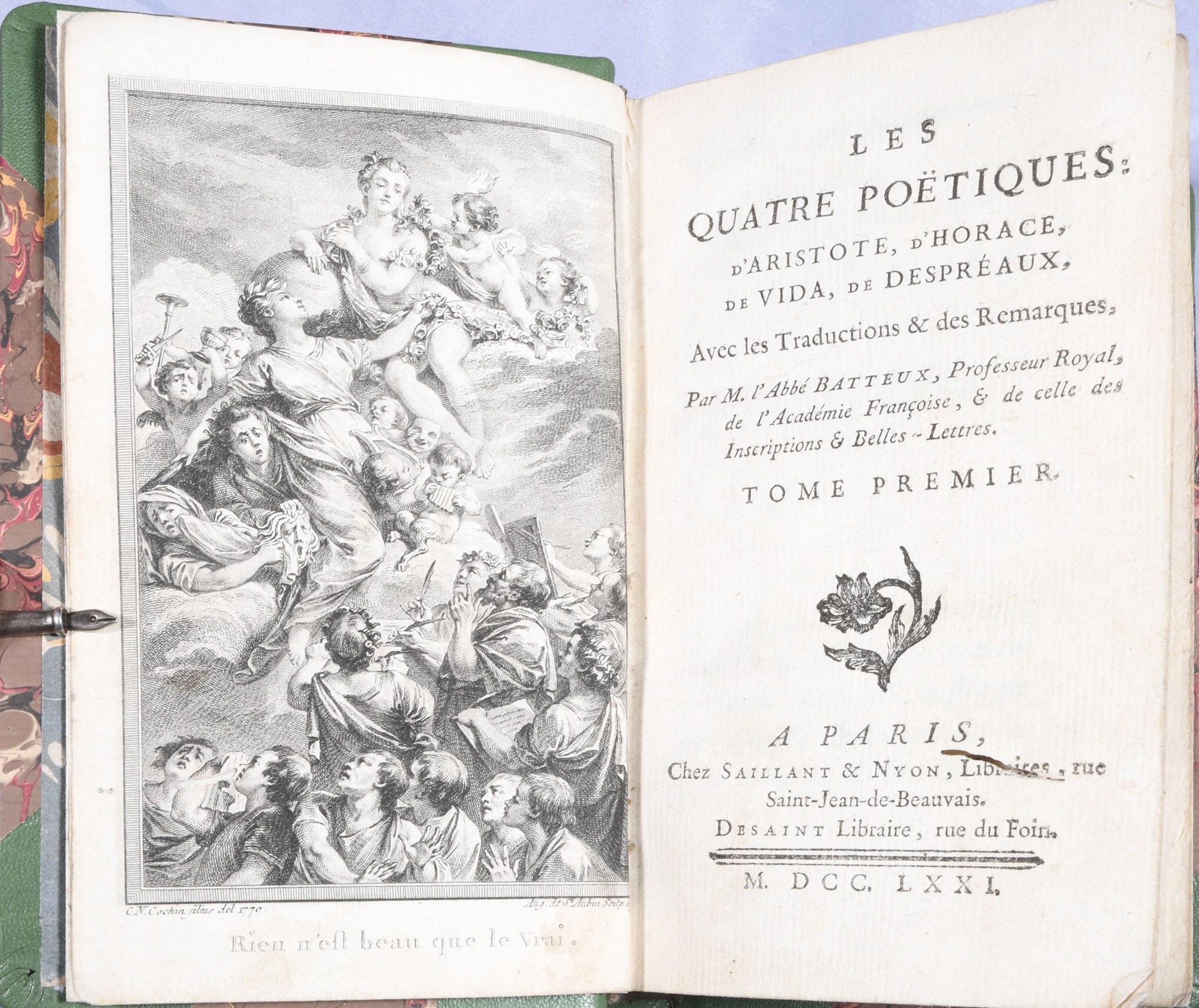 Batteux Charles - Les Quatre Poetiques: d`Aristote, d`Horace, de Vida ...