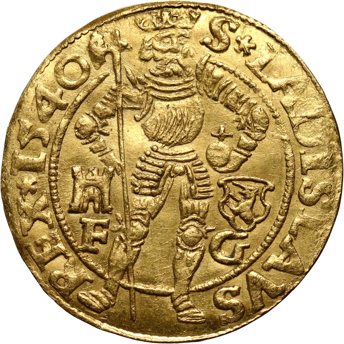 Węgry, Jan Zapolya, goldgulden 1540, Klausenburg - Aukcja internetowa ...