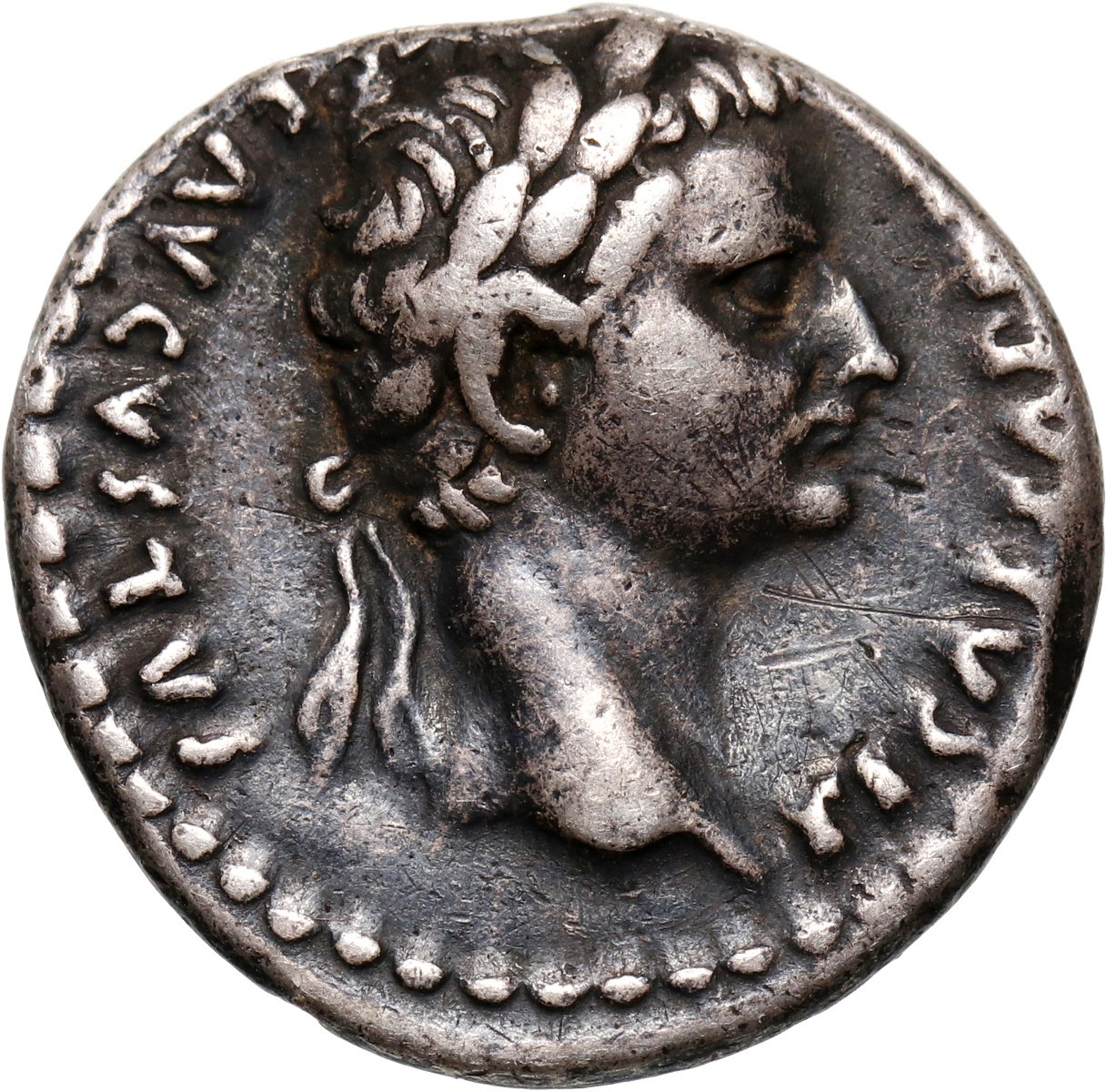 Roman Empire, Tiberius 14-37, Denar, Lugdunum - Online auction / Online ...