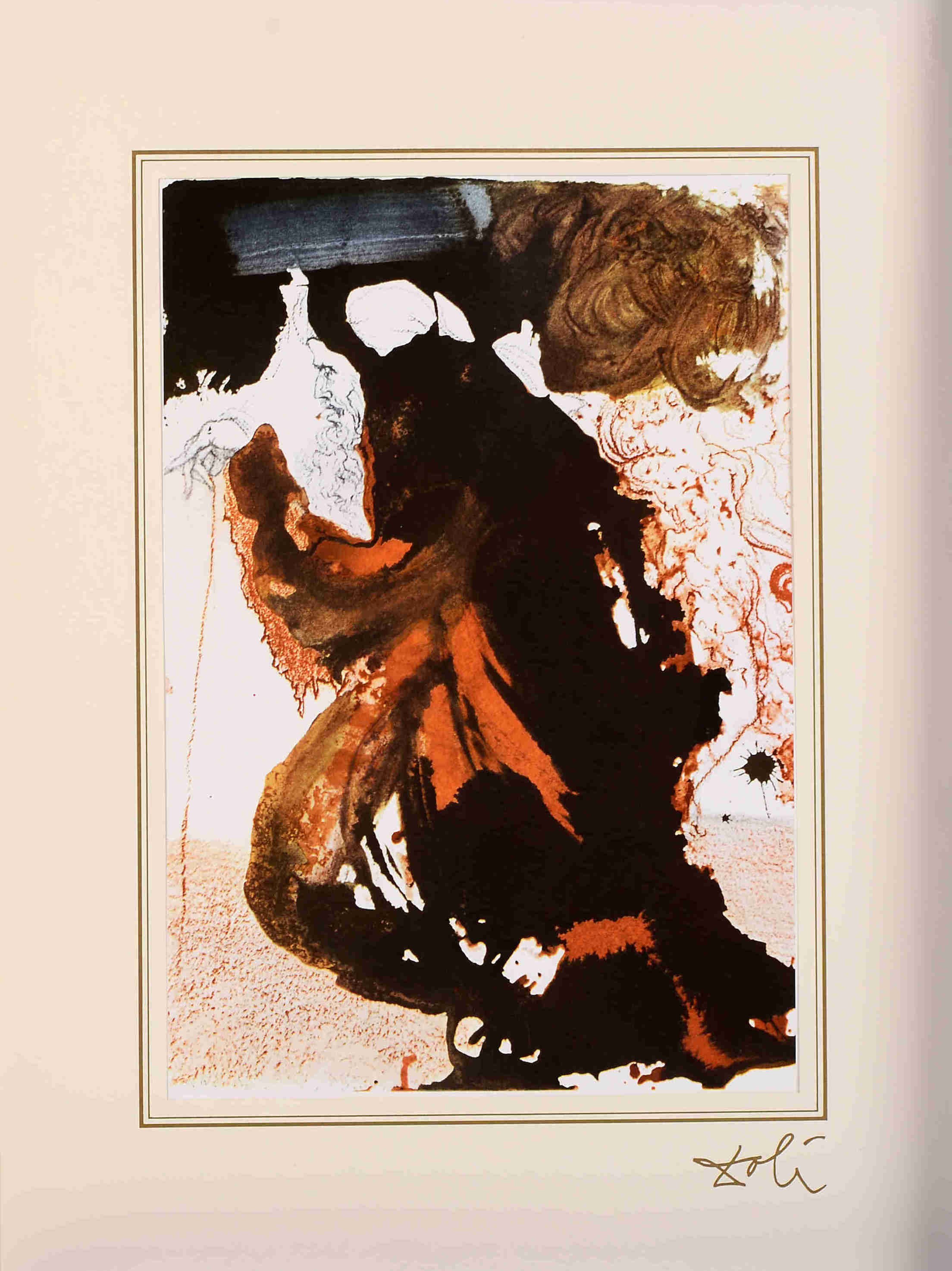 Salvador Dali, Caementarii In Manu Domini z teki "40 Paintings of the ...