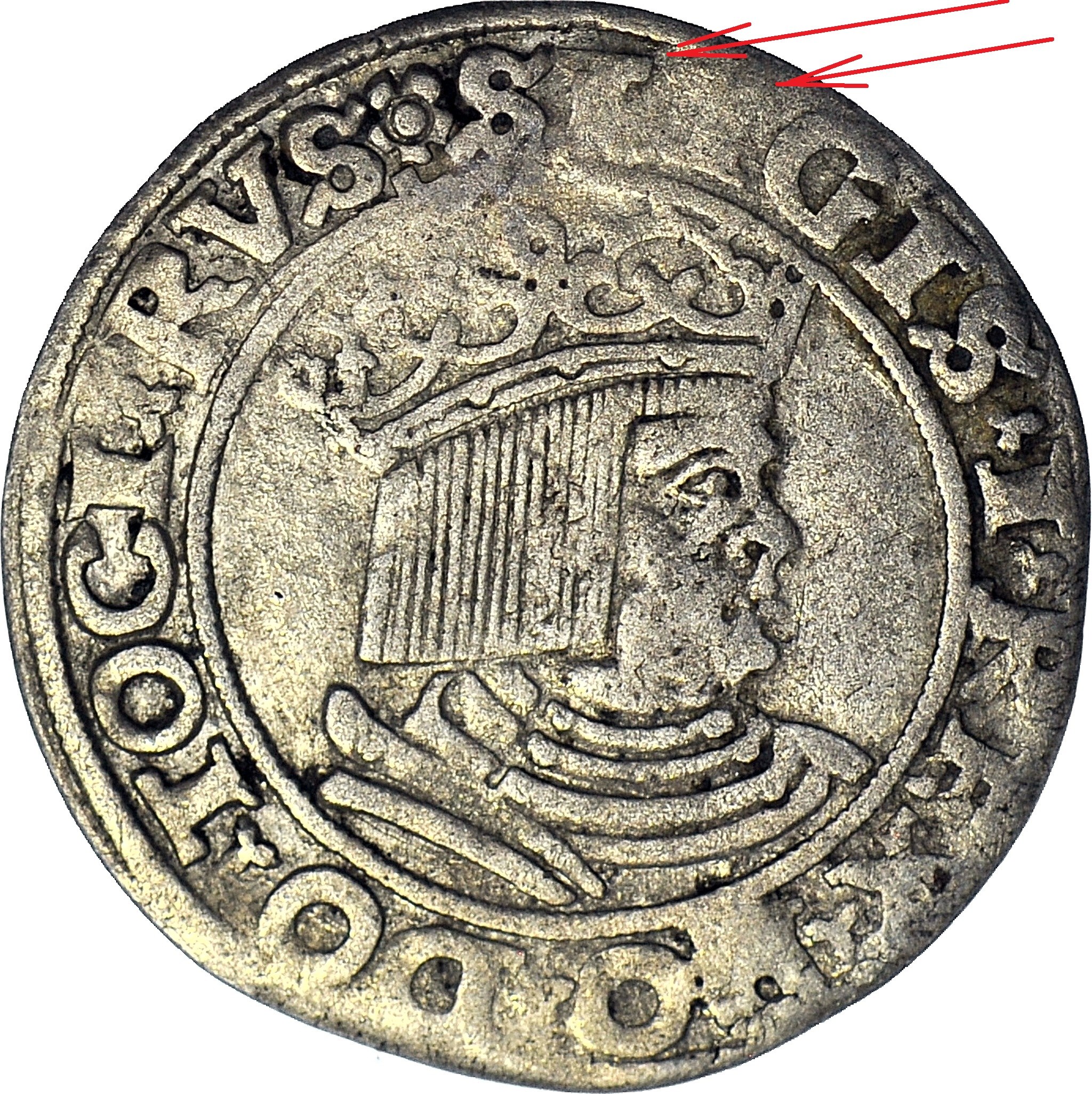 Zygmunt I Stary, Grosz 1530, Toruń, SIIGIS (przez dwa II) - Aukcja ...