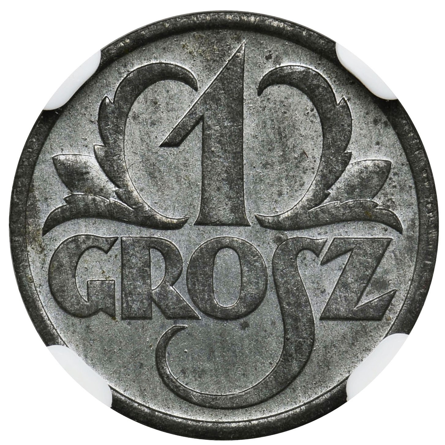 Generalna Gubernia, 1 Grosz 1939 - NGC MS65 - WZÓR - Aukcja internetowa / Licytacja online ...