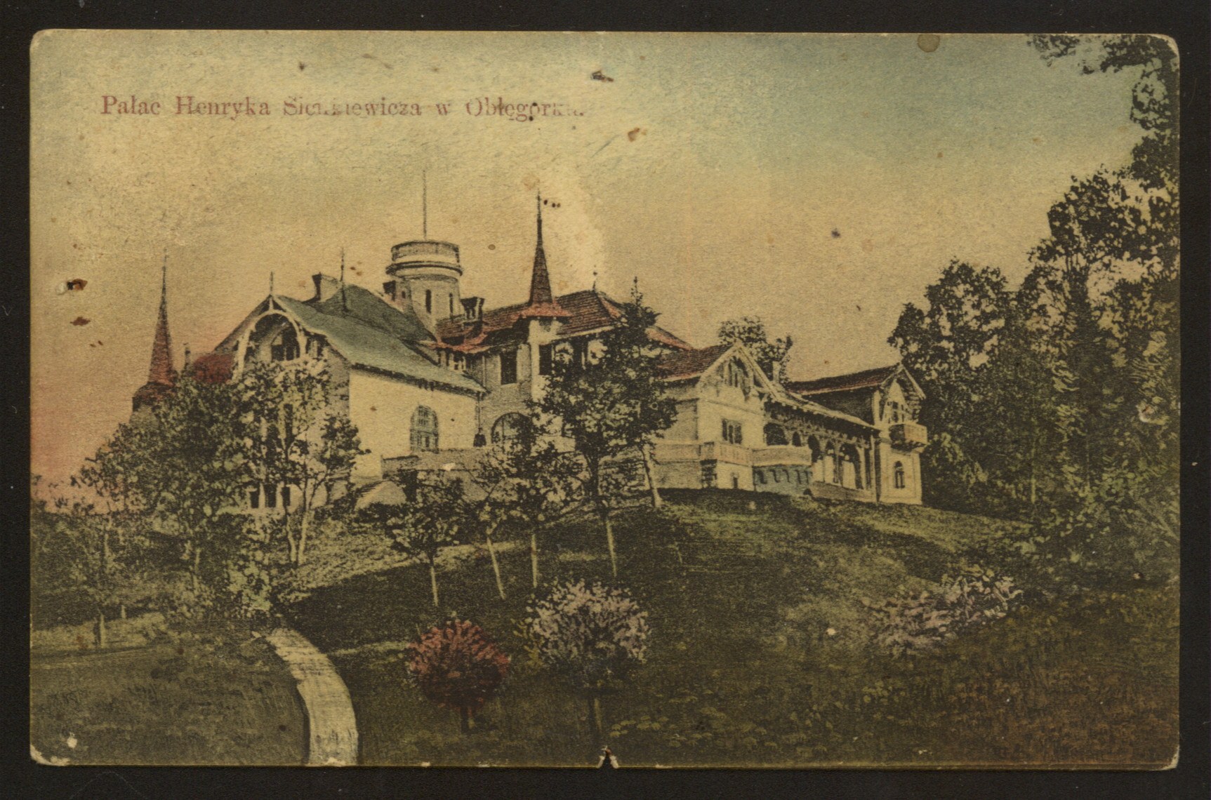 Oblęgorek, Pałac Henryka Sienkiewicza w Oblęgorku - Aukcja internetowa ...