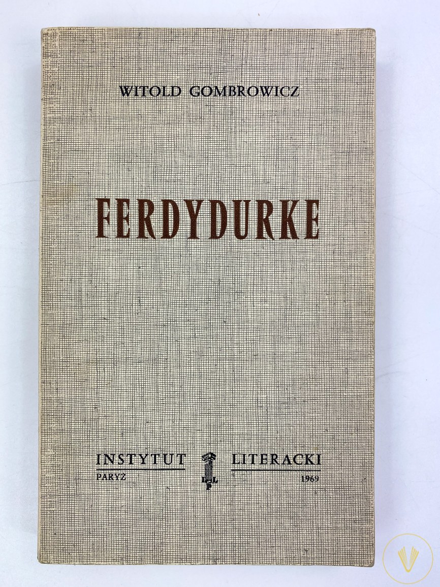 Gombrowicz Witold - Ferdydurke - Instytut Literacki - Paryż 1969 ...