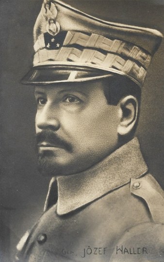 [WOJSKO Polskie - gen. Józef Haller - fotografia portretowa]. [1918 ...