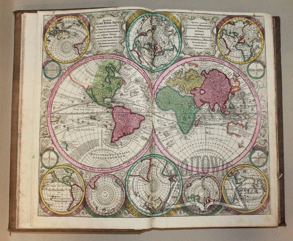 SEUTTER Mattheus, Atlas Novus indicibus instructus oder neuer mit Wort ...