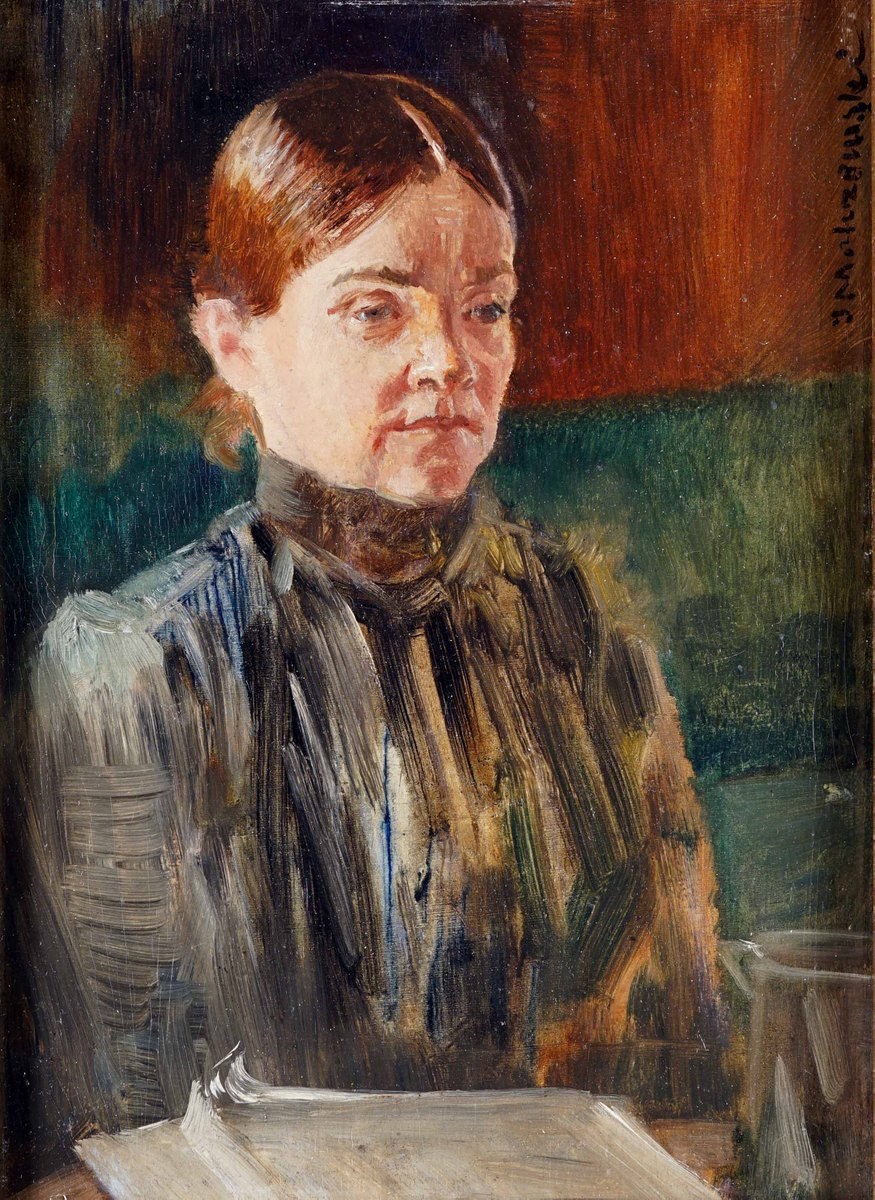 Jacek MALCZEWSKI (1854 Radom - 1929 Kraków), Portret Bronisławy ...