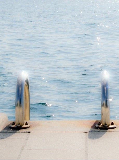 Marta LEŚNIAKOWSKA ur. 1950, Basen nr 230. Hommage a David Hockney ...