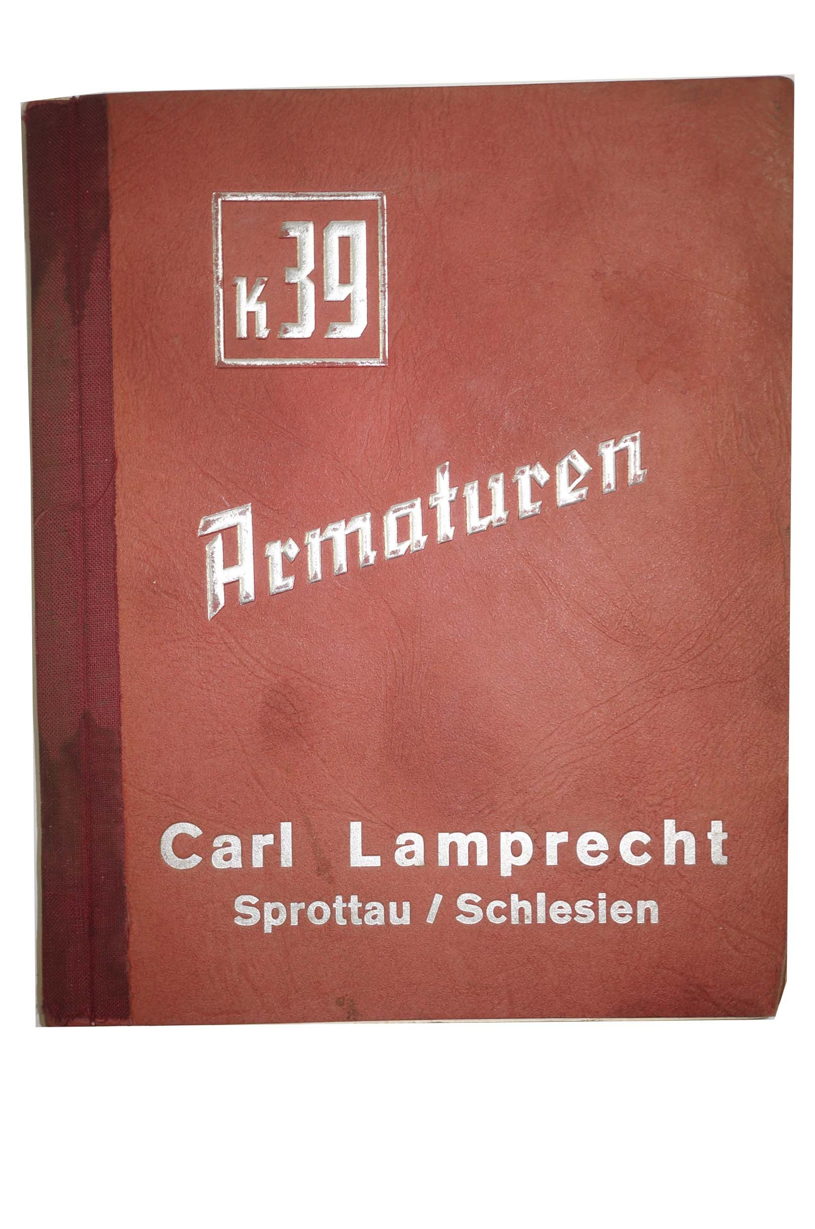 [KATALOG ARMATURY SANITARNEJ] CARL LAMPRECHT Sprottau / Schlesien ...