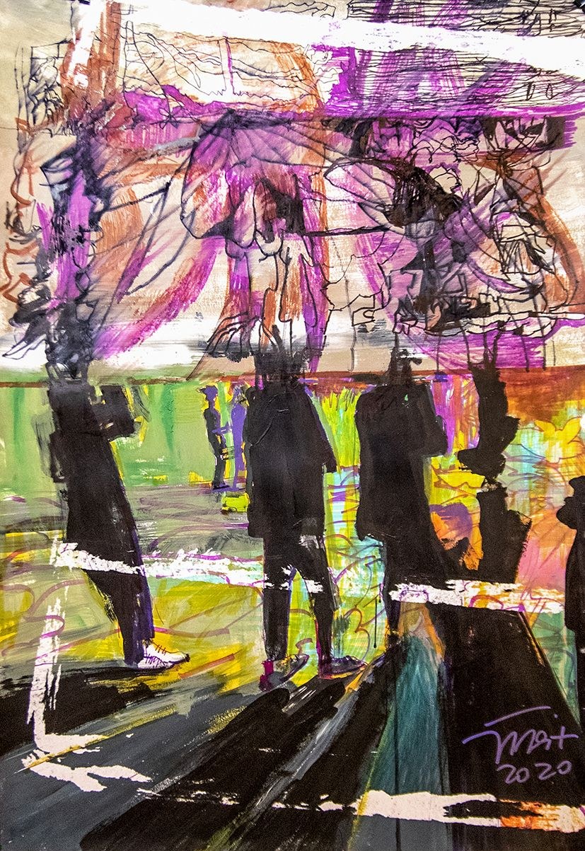 Jerzy Treit ( ur. 1969 ), "Koncert", 2020 - Aukcja internetowa ...