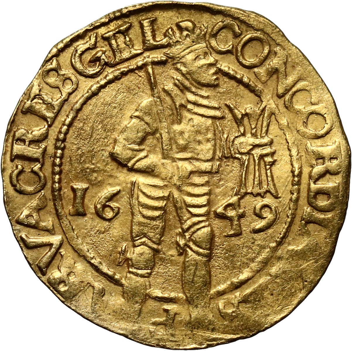 Niderlandy, Geldria, dukat 1649 - Aukcja internetowa / Licytacja online ... Niderlandy, Geldria, dukat 1649 - Aukcja internetowa / Licytacja online ...