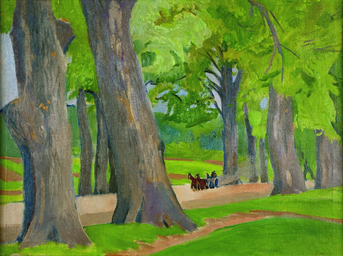 Stanisław CZAJKOWSKI (1878-1954), Droga z Puław do Kazimierza - Aukcja ...