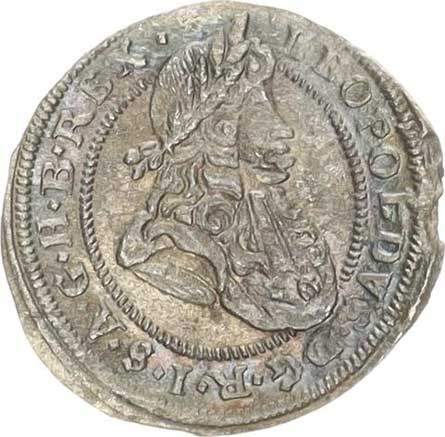 Leopold I. (1657-1705), 1 kr. 1699 FN, Opolí-Nowak MKČ 1675 (minc. zn ...