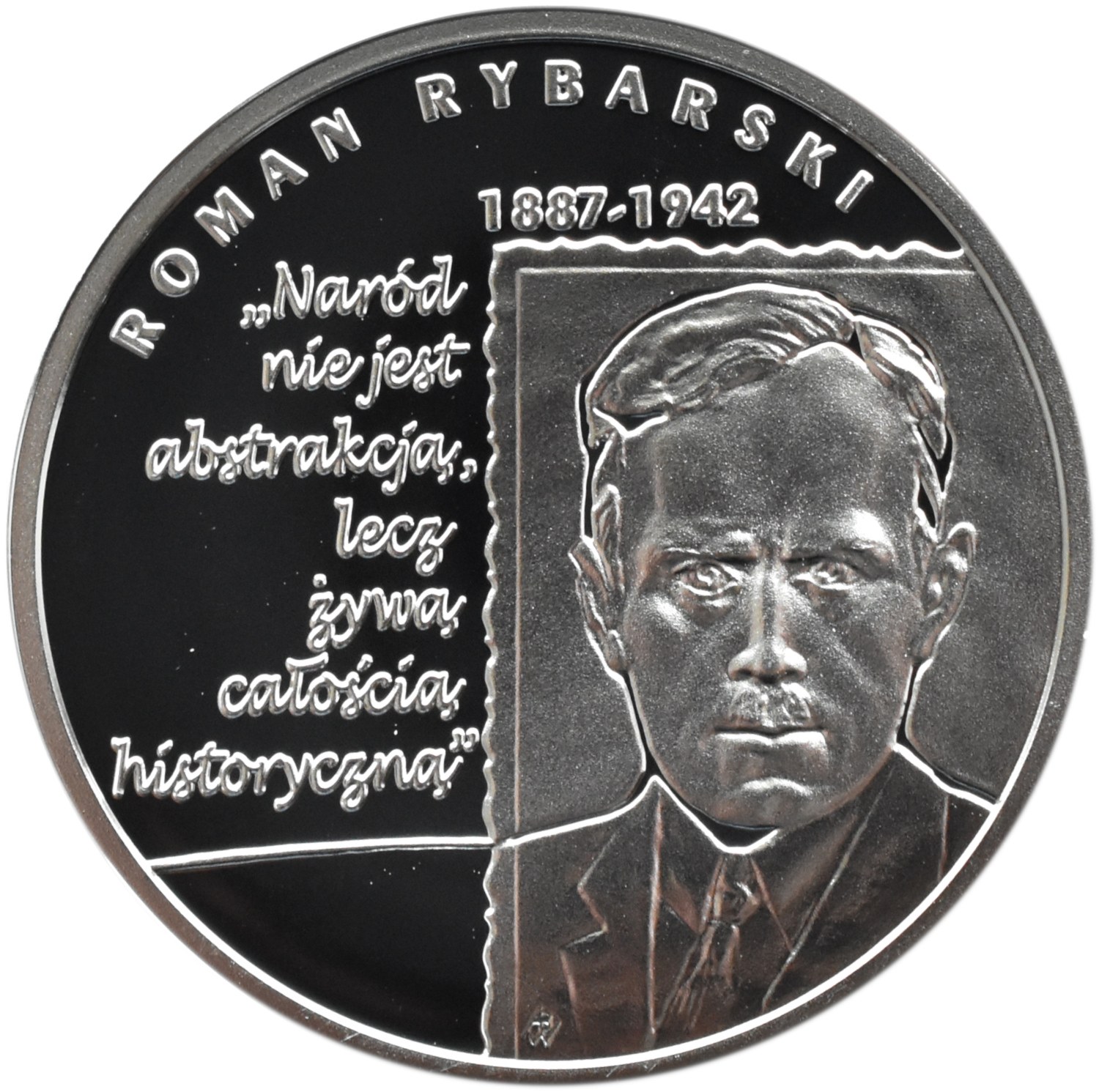 Polska, III RP, 10 złotych 2019, Roman Rybarski, Warszawa, UNC - Aukcja ...