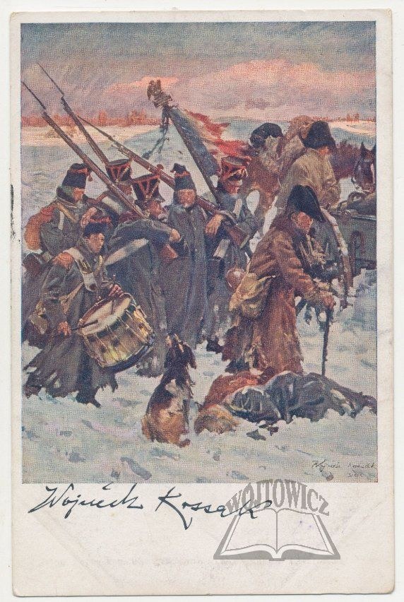 KOSSAK Wojciech, Kampania Moskiewska 1812. Berezyna 1812. - Aukcja ...