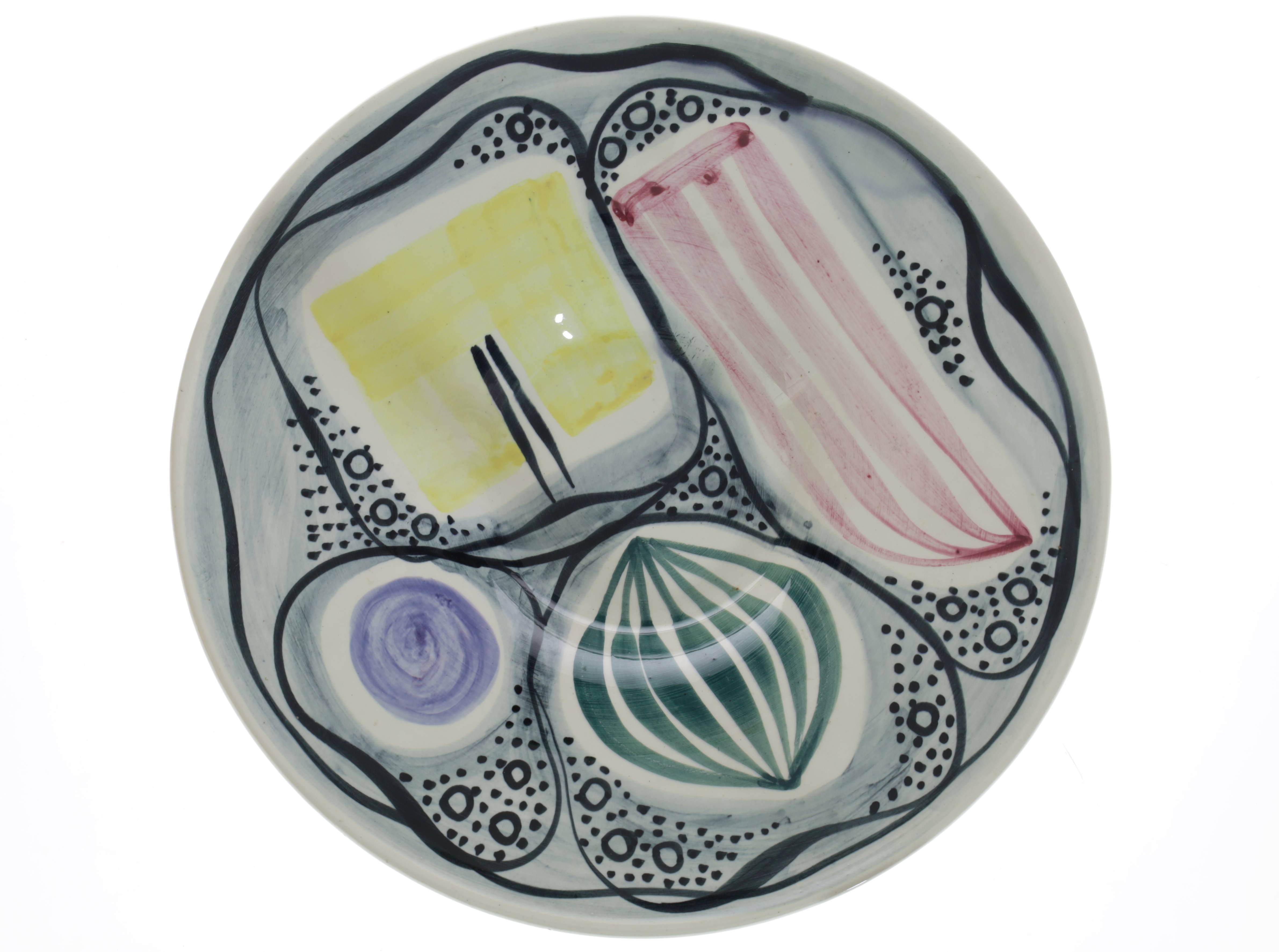 Patera dekoracyjna "Kapelusz" - Jan SOWIŃSKI (1911-1990) - Aukcja ...