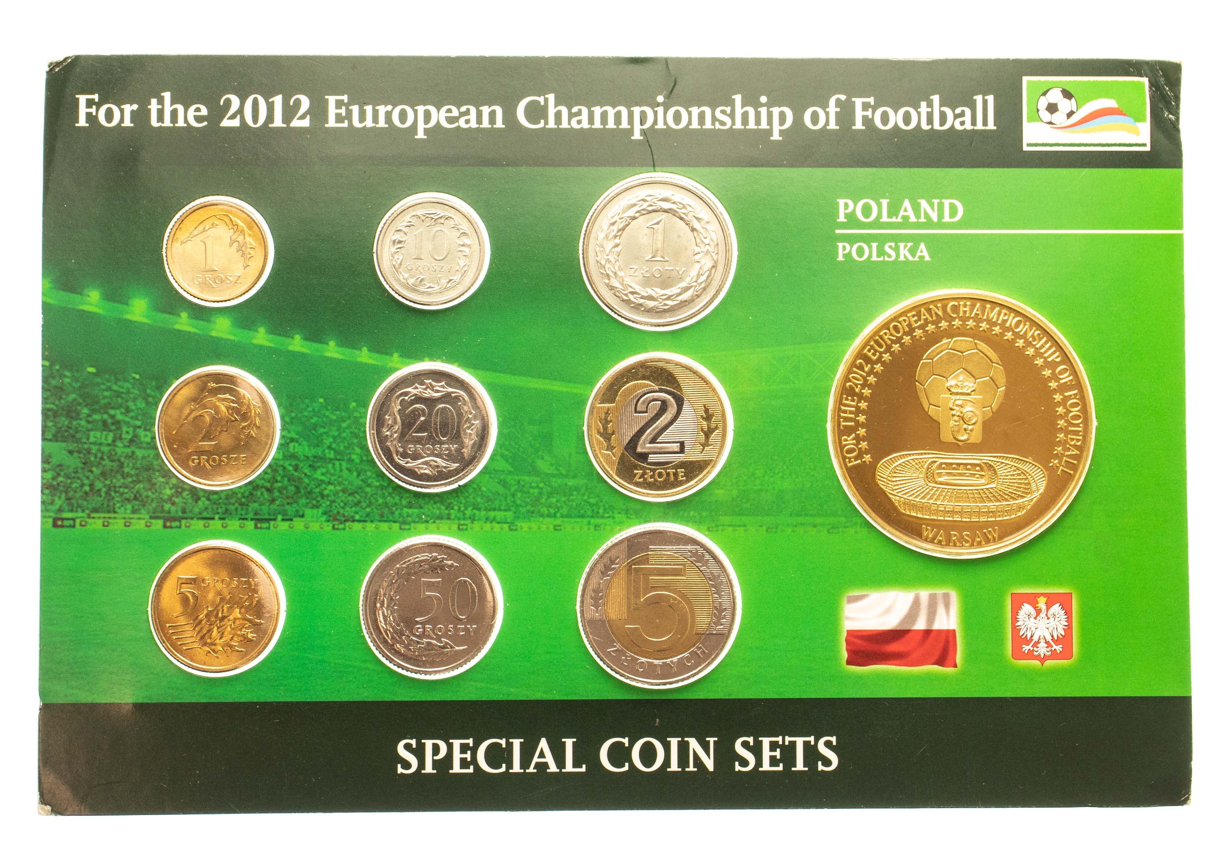 Polska, Rzeczpospolita od 1989 roku, blister z monetami obiegowymi ...