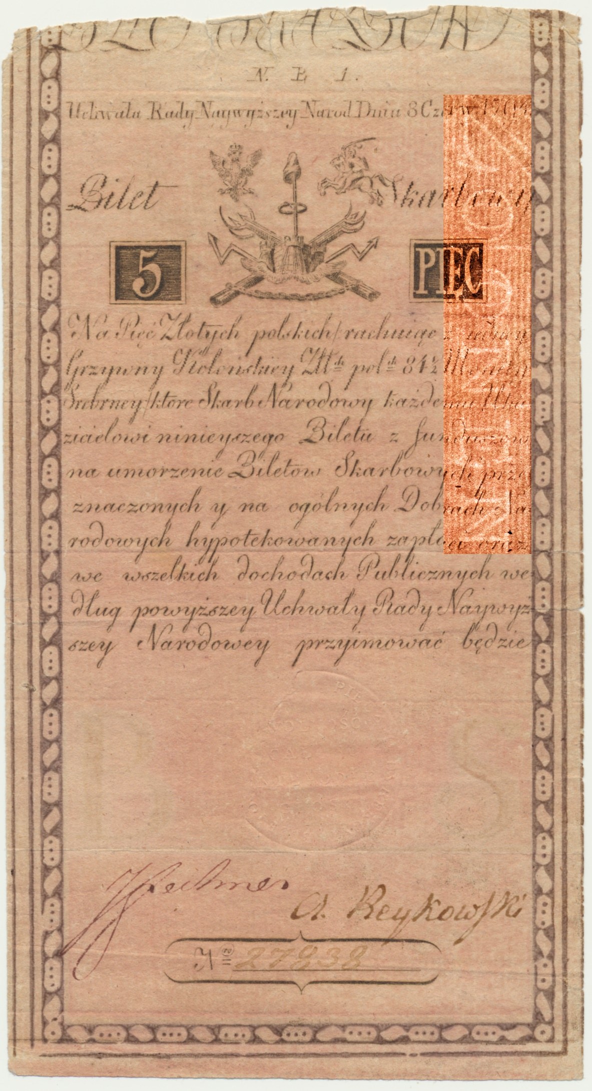 5 złotych 1794 - N.B.1 - znw. J. HONIG & ZOONEN - Aukcja internetowa ...