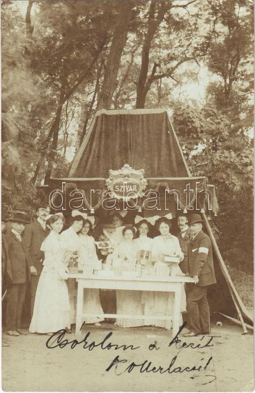1903 Kula, szivarárus pavilon / cigar selling pavilion. photo (EK ...