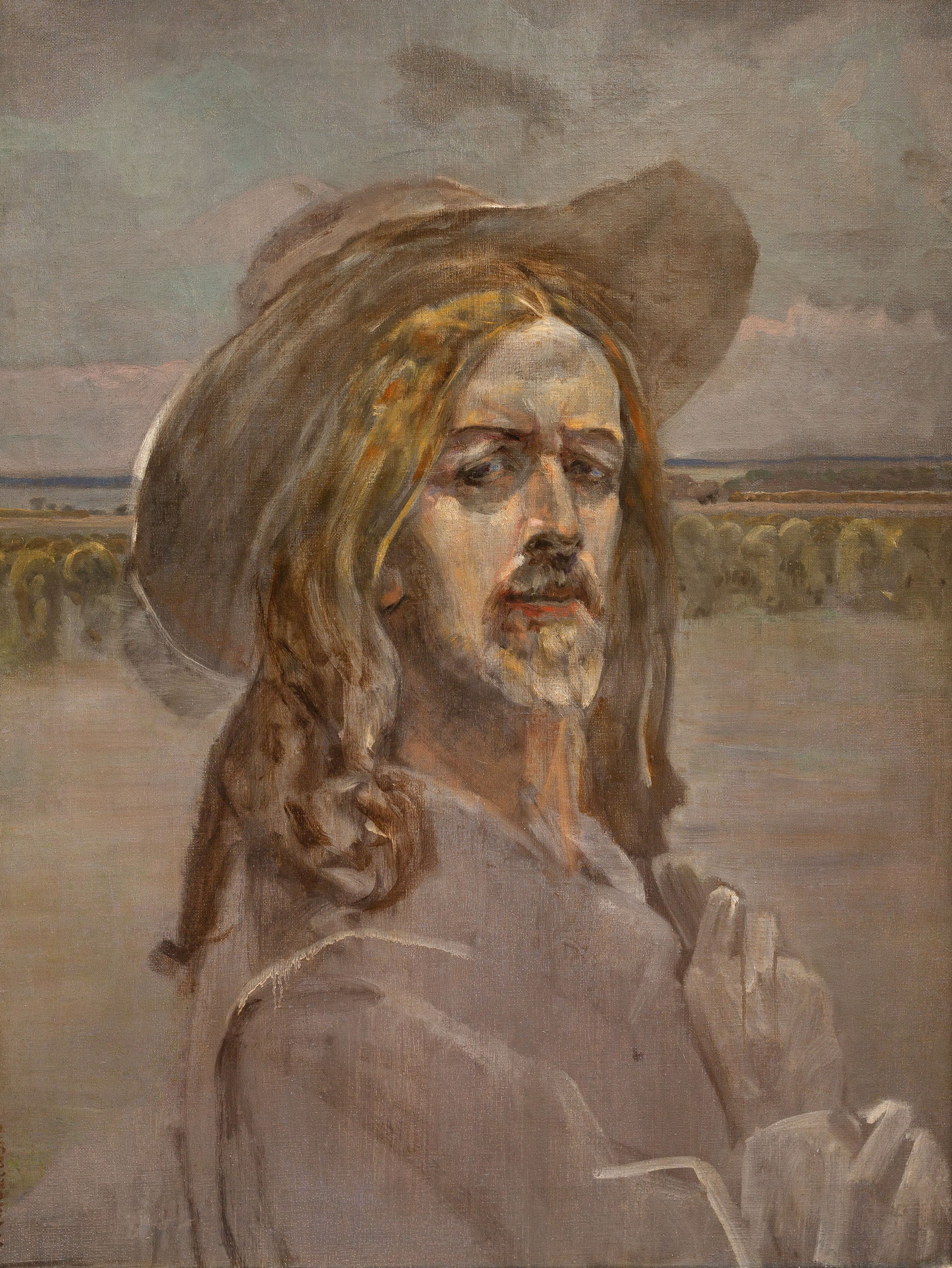Jacek Malczewski (1854 Radom - 1929 Kraków), Autoportret - Aukcja ...