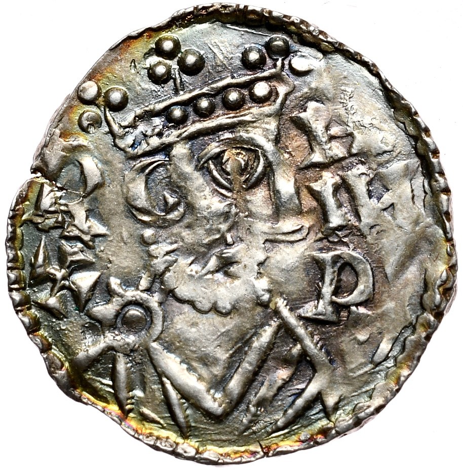 Niemcy, król Henryk II (1002-24), denar, Augsburg - Aukcja internetowa ...