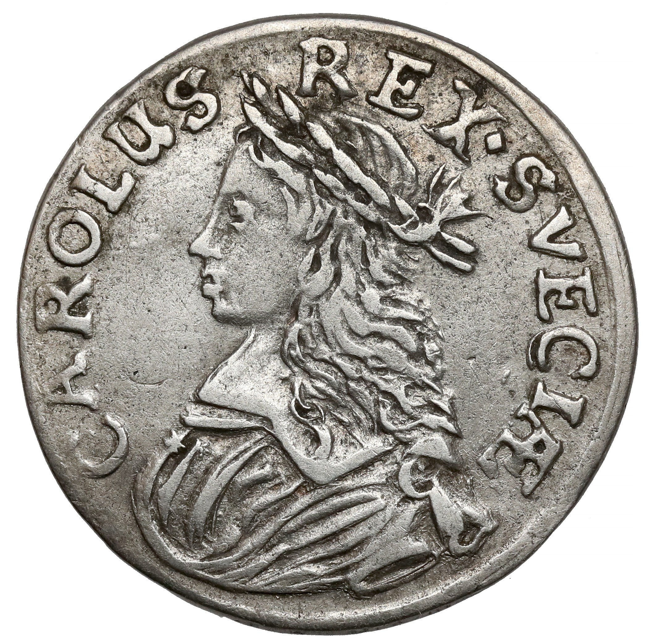 Sweden, Karl XII, 1 mark 1663 GW - Aukcja internetowa / Licytacja ...