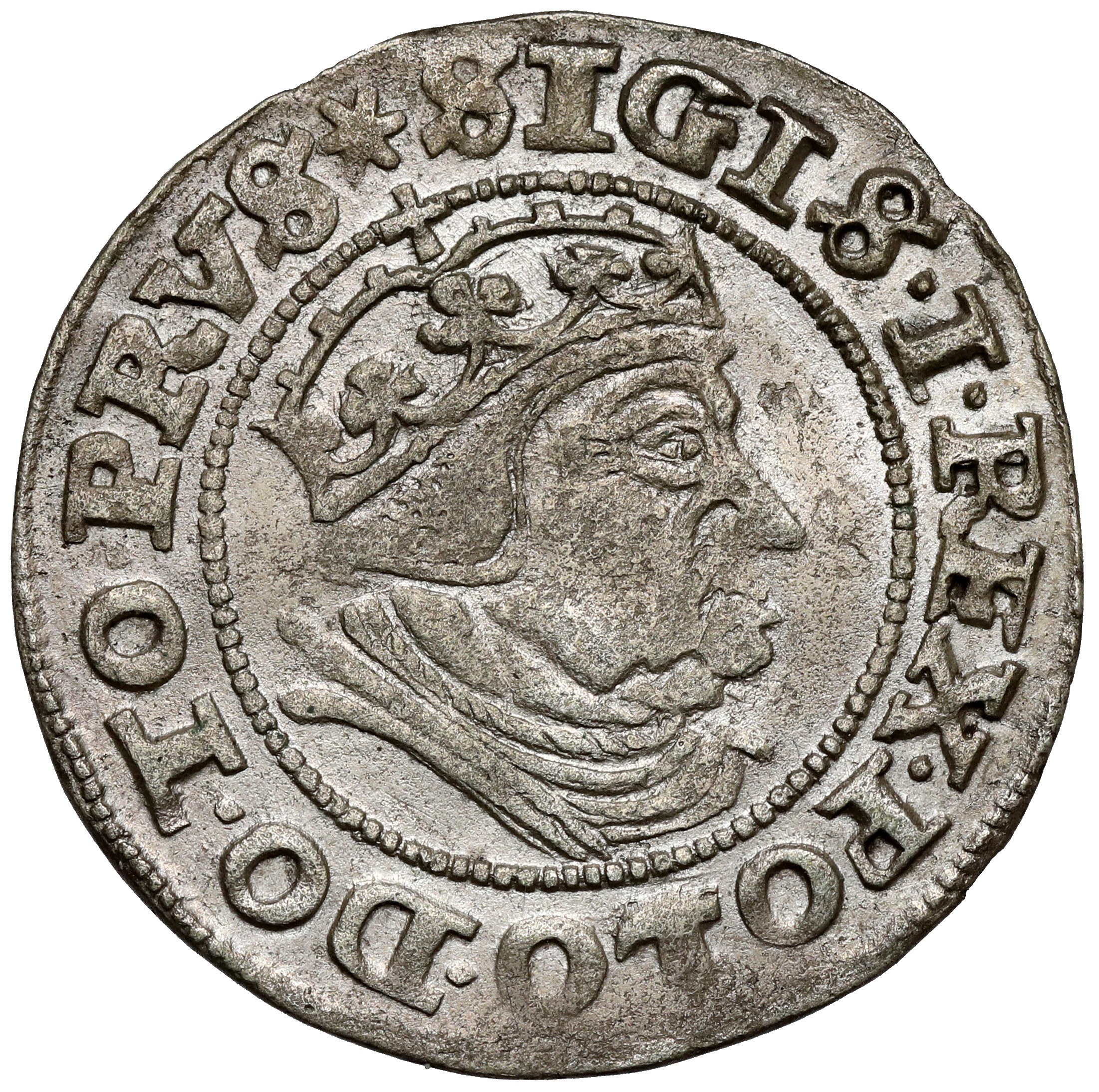 Zygmunt I Stary, Grosz Gdańsk 1540 - Aukcja internetowa / Licytacja ...