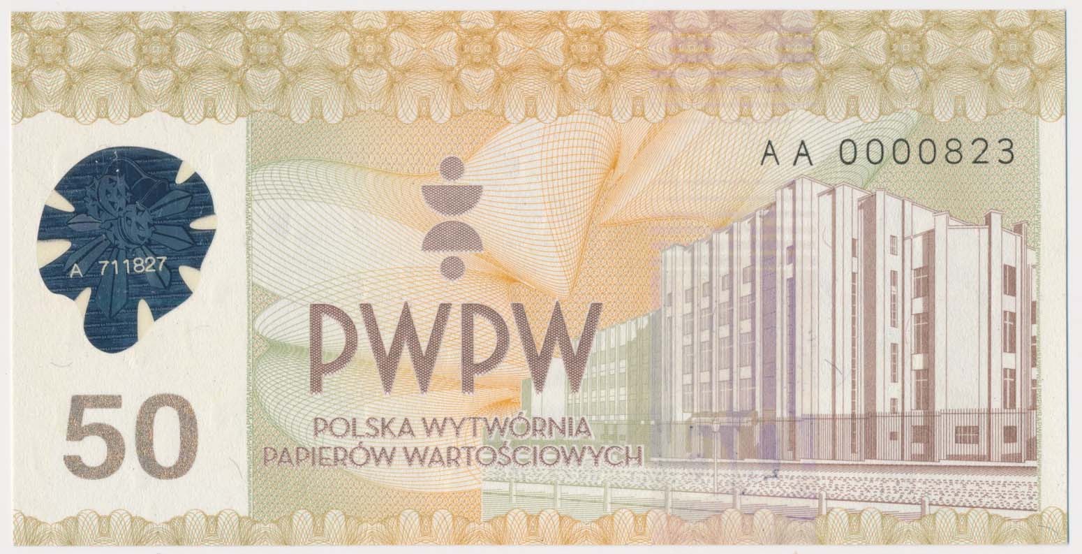 PWPW 50 Gmach PWPW - AA 0000823 - Aukcja internetowa / Licytacja online ...