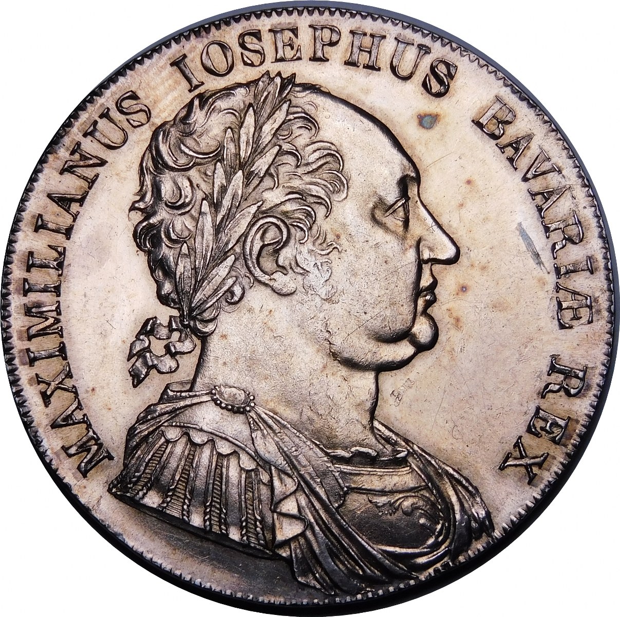 Niemcy, Bawaria, Maksymilian I Józef, Talar 1818 Monachium - Aukcja ...