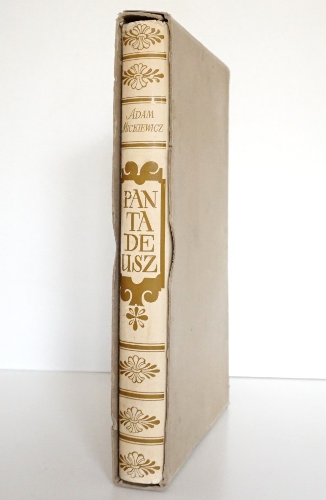 Mickiewicz A., PAN TADEUSZ [Gronowski] stan idealny, obwoluta+pudełko ...