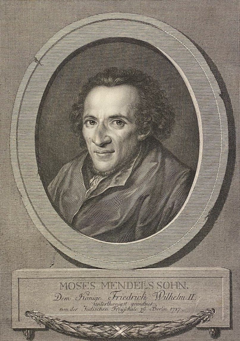 Johann Gotthard von MULLER (1747-1830), Moses (Mojżesz) Mendelssohn - Aukcja internetowa ...
