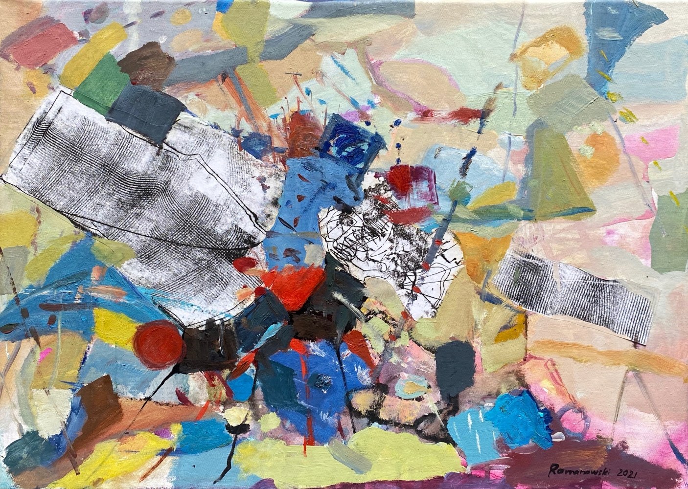 Piotr Romanowski, Abstrakcja 1 - Aukcja internetowa / Licytacja online ...