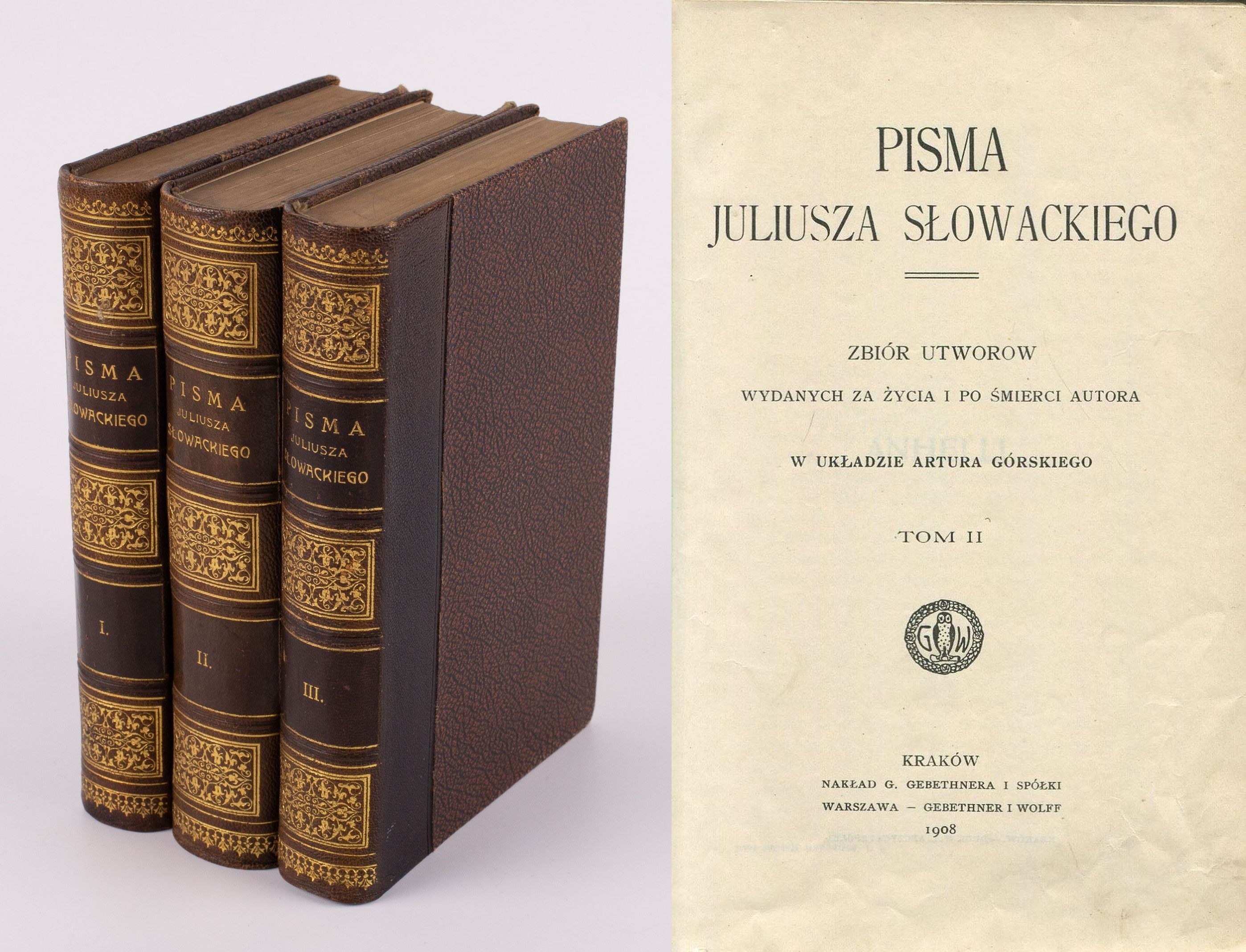 SŁOWACKI Juliusz - Pisma. Zbiór utworów wydanych za życia i po śmierci ...