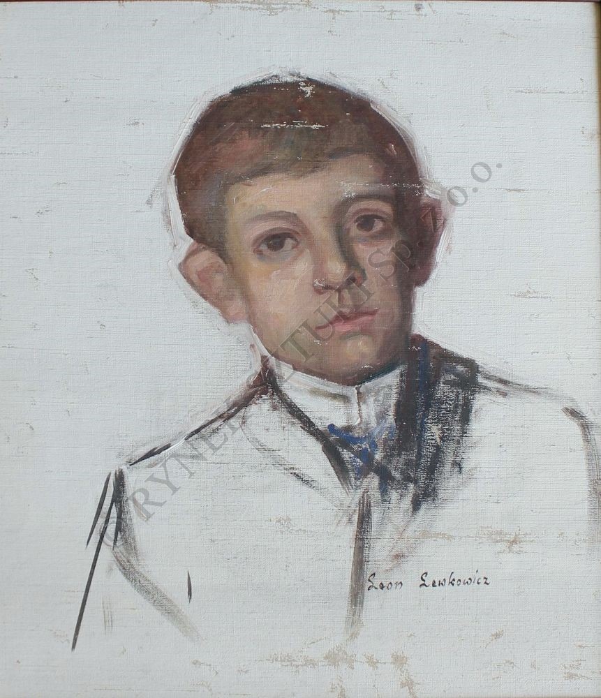 Leon Lewkowicz (1888-1950), Portret chłopca - Aukcja internetowa ...