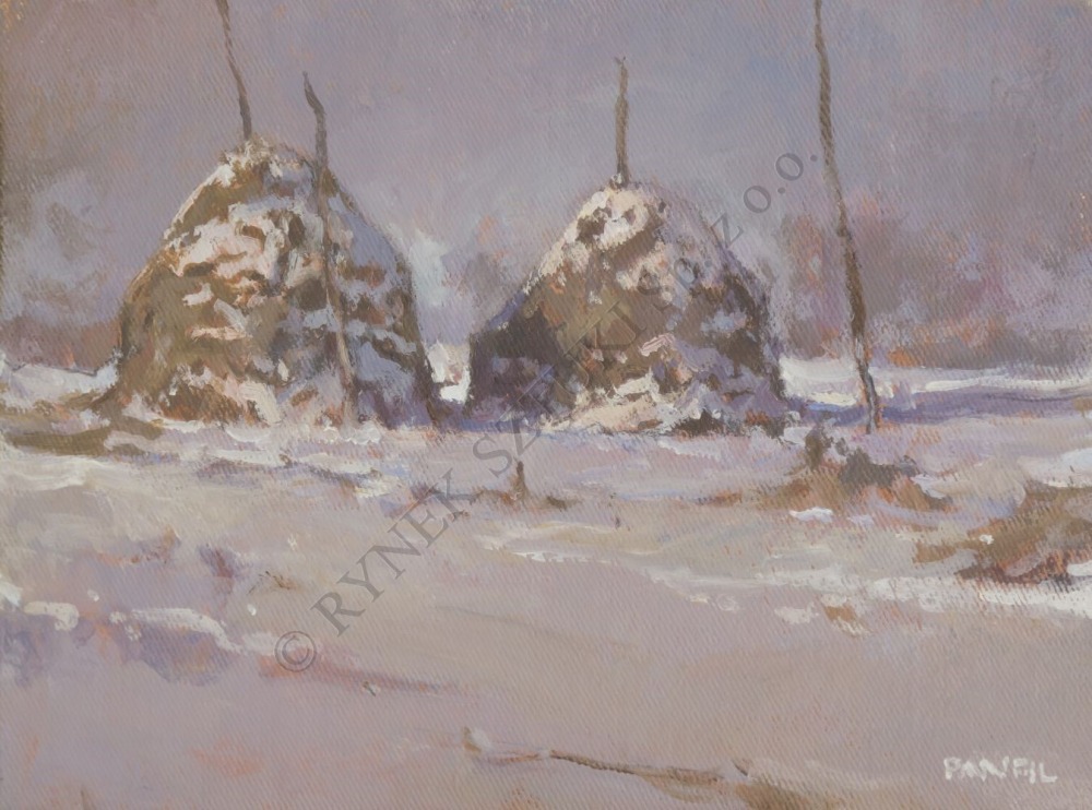 Józef Panfil, Motyw z Lubiatowa - Aukcja internetowa / Licytacja online ...