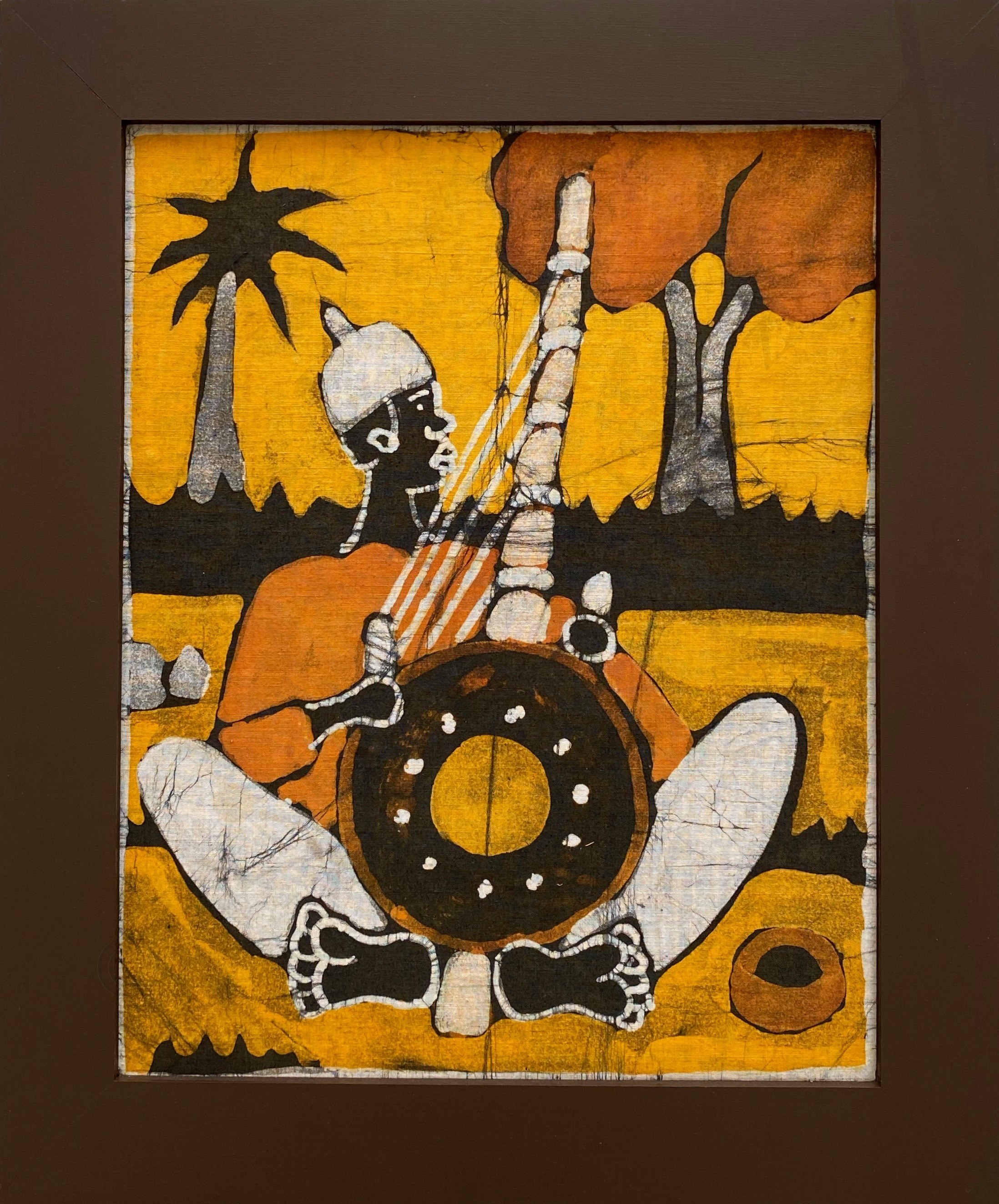 Ousman Bah, Mężczyzna grający na instrumencie - Aukcja internetowa ...