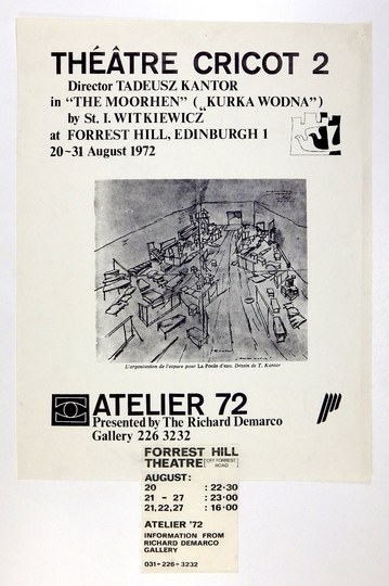 THÉÂTRE Cricot 2. Director Tadeusz Kantor in "The Moorhen" ("Kurka ...