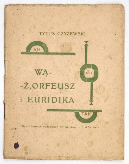 CZYŻEWSKI Tytus - Wąż, Orfeusz i Euridika. Wizja antyczna. Rysunki ...