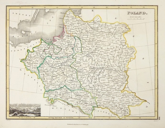 Mapa Polski J. Wylda z 1819. - 网上拍卖 / 网上投标 - 价格 - OneBid