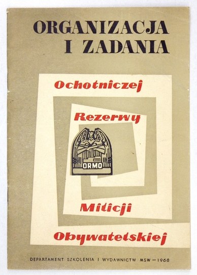 GRZEGORCZYK Marian - Organization and tasks of the Citizens' Militia ...