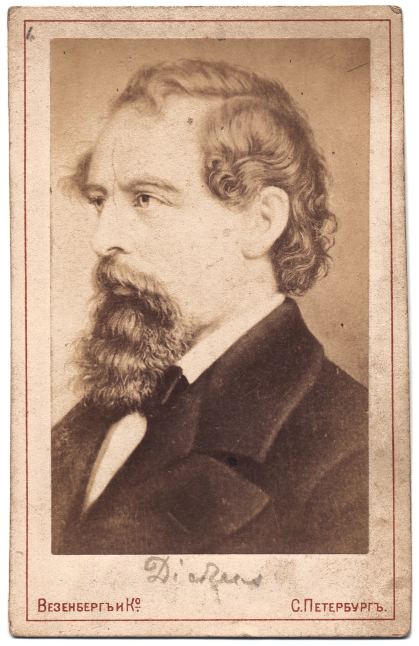 Karol Dickens (1812-1870) - pisarz angielski. Fot. Wezenberga w S ...