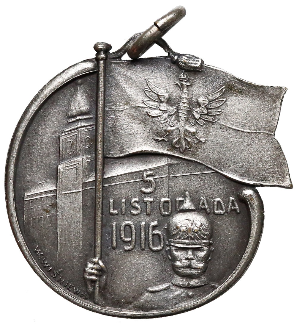 Znaczek patriotyczny 5 Listopada 1916 - Aukcja internetowa / Licytacja ...