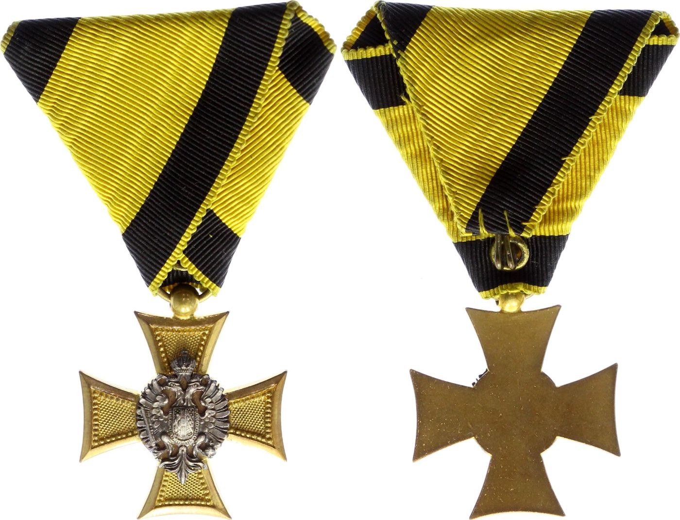 Austria - Hungary Military Long Service Cross for Officers for 25 Years ...