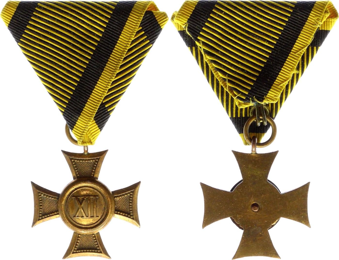 Austria - Hungary Military Long Service Cross for 12 Years 2nd Class ...