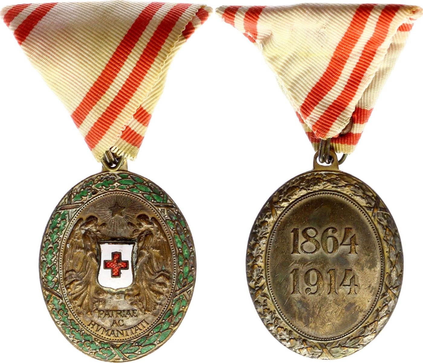 Austria - Hungary Red Cross Bronze Medal of Merit 1914 - 1918 WWI ...