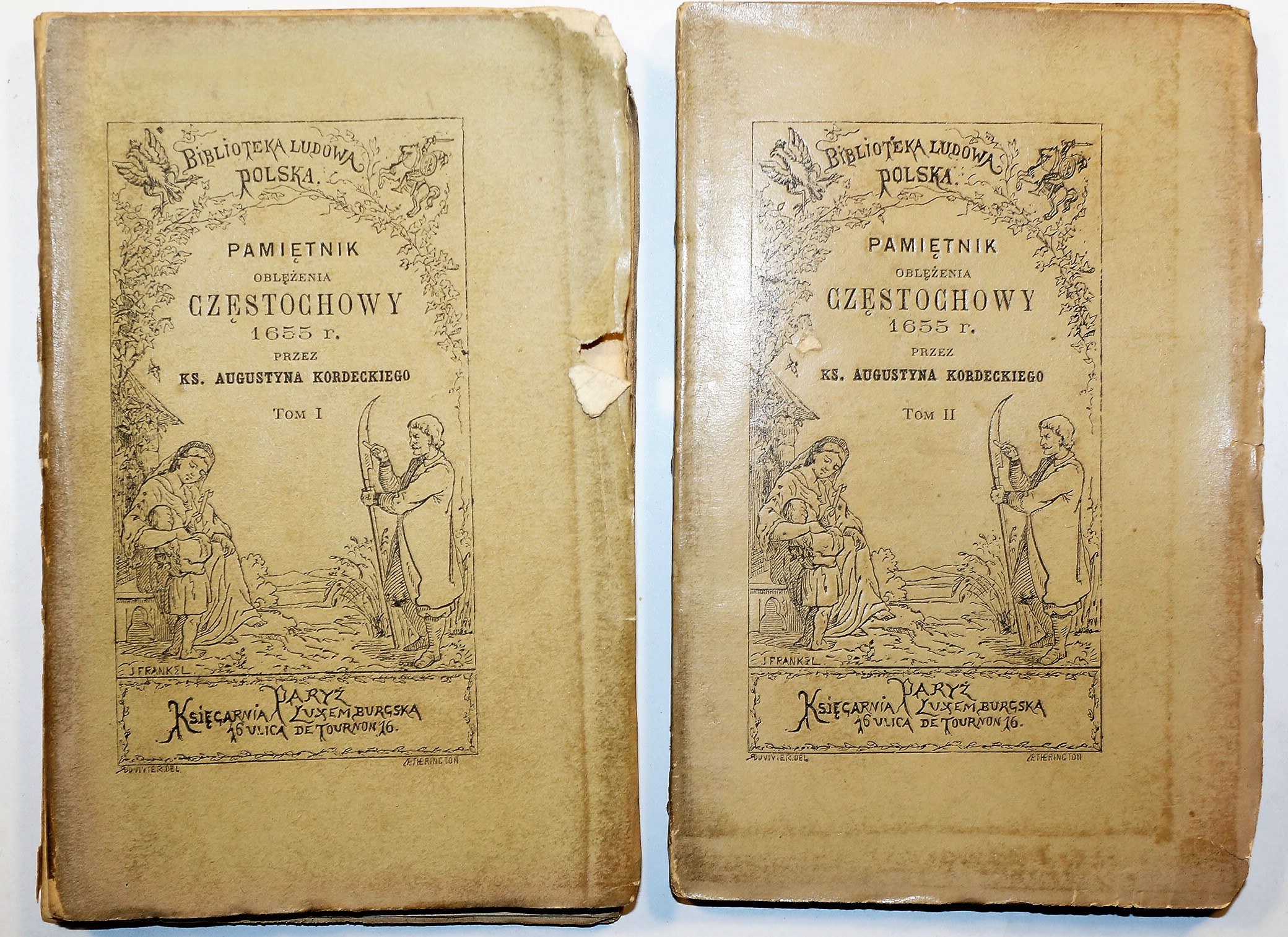 [BIBLIOTEKA LUDOWA POLSKA] Pamiętnik oblężenia Częstochowy 1655r., tom ...